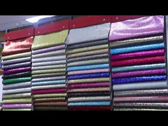 China Mesh-Type Coarse Glitter PVC Synthetic Leather Stretch Faux Leather Material for Shoe Luggage Bag Packaging Sofa Outdoor Lining for sale