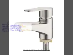 China Bathroom Faucet Accessory Type Faucet Modern Brass Water Tap Faucet For Lavatory Sinks for sale