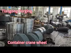 Cina ISO Forgiatura Ferrovie di gru Ferrovie di gru pesanti Ferrovia di gru a stampa aperta Forgiazione a stampa in vendita