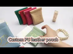 Leather Drawstring bag