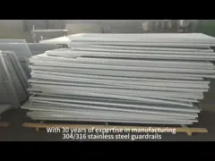 Recinzione in rete metallica di protezione industriale, guardrail in acciaio inossidabile 316 ad alta resistenza