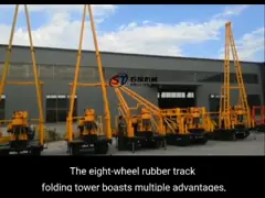 China Custom Capacity Crawler Track Undercarriage for Mobile Drilling Rig - 3400×1720×1500mm Size, 0-18 km/h Speed for sale