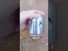 China 2" Badger Nozzle Multi Angle Rotary Jet Nozzle for Industrial Pipe Cleaning - 25,000 PSI Stainless Steel for sale