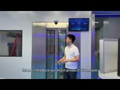 China YANING CE Certification SUS304 air Shower Blower Person air Shower Clean Room Modular air Shower for sale