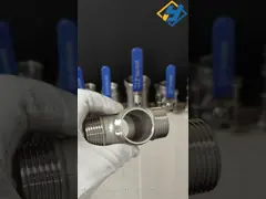 Stainless Steel Screwed Pipe Fittings Male Thread Cross