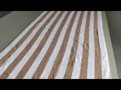 China 76x180cm Cotton Beach Towels Set - 100% Cotton, Quick-Dry, Khaki Striped Design, 2-Piece for sale