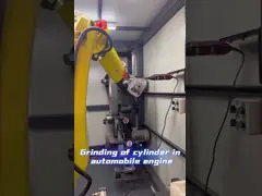 China Robots Equipped With Tools Like Files For Deburring Aluminum Alloy Castings Such As Motor Housings And Fan Casings for sale