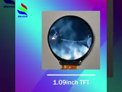 China 1.09 Inch Circular TFT LCD Module 240x240 Resolution SPI GC9A01 for sale