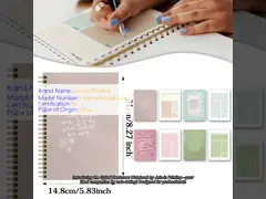 High Durability Spiral Hardcover Notebook for Standard Paper Requirements