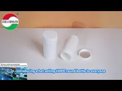 China 1000ML Clear Plastic Cylinder HDPE Bottle With Screw Lid For Health Products Packaging HMD1000-88 Eco-Friendly for sale