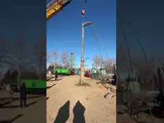 Vibro compactação empilhando 1200 kg para melhorar o desempenho do solo em alta frequência de 43 Hz