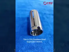 China Customized Stainless Steel Expansion Sleeve For Mechanical Rotation for sale