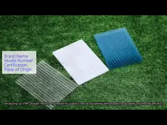 China High Performance FRP Flat Panel​ Customizable Color Fire Resistant FRP Skylight Panels for sale