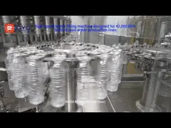 고속 24,000 BPH 생수 충전기 - 현대적인 병입 공장을 위한 정밀함과 효율성