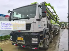 Concrete Pump Truck Used 2023 Zoomlion 70m 70 meters pump with Sitrak truck