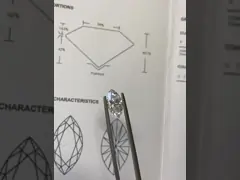 China LuxuryShine VVS2 Marquise Shape 0.3-15ct Lab Grown Diamond D-F Color 3EX Cut Stones With IGI Certificate Real Diamond for sale