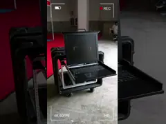 China 5U Shock Absorber Roto Rack Case Box LLDPE Skb Rack Mount Cases for sale