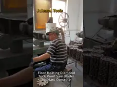 Durable Diamond Tuck Point Blade With Protect Teeth For Extreme Hard Concrete Grinding