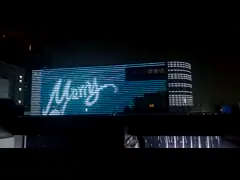 China P125 Outdoor Curtain Screen Manufacturer RGB LED Screen Flexible Customized Portable Mesh LED Curtain Screen for sale