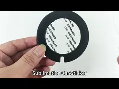 Diy Creative Blank Plastic Sublimation Car Sticker Sublimation Plastic Car Tax Disc Card Holder