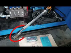 reactor oil tank automatic high pressure water jetting cleaning system 3D rotary nozzle