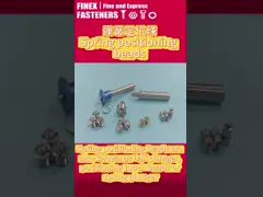 Stainless Steel Panel Spring Locating Pin Positioning Beads Bright Finish Metal Screw Fastener