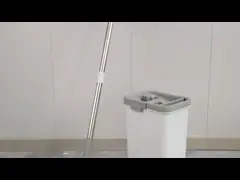 China Easy Cleaning Microfiber Self Squeeze Mop & Bucket Set 360 Rotating With Plastic Bucket for sale