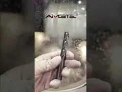 Sharp and Wear Resistant Solid HM Flat Drill with Anti Vibration Design and Internal Coolant