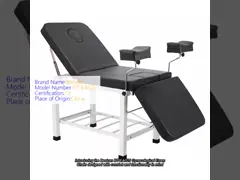 China OB/GYN Examination Couch with Integrated Storage, Adjustable Pedal & Paper Dispenser - 1870×600×800mm, 10cm PU Foam for sale