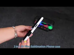 Blank 3D Coated 2 in 1 Sublimation Film Phone Case DIY Custom Glossy for iPhone 17