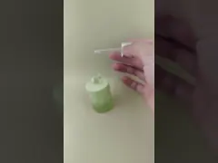 China Clear Gradual Change Green Smooth Round Dropper Bottle K-GBL30 for Customized Essence Design for sale