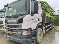 2020 Zoomlion 52M Concrete Pump Truck Scania Chassis Used 52 Meters Beton Pump Truck