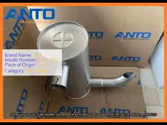 2427U967 Muffler KOBELCO Excavator Spare Parts Fitting For SK100 SK135 SK200 SK220