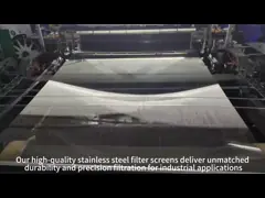 Maquinaria industrial Filtro de malla de alambre 316L Plata de acero resistente a la corrosión Filtro de malla