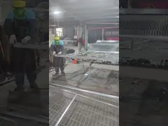 The welding process of chain link fence is like this