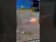 휴대용 레이저 헤드 3in1 레이저 용접 장비 용접 / 청소 및 절단 지원