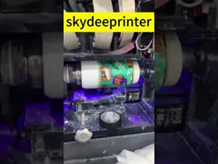 300kg積載量シリンダーUVプリンター、多色印刷およびLCDタッチスクリーンコントロールパネル搭載