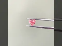 China LuxuryShine Fancy Pink / Fancy Intense Pink / Fancy Vivid Pink Heart Cut Lab Grown Diamond VVS-VS1 Real Diamonds & Wedding Jewelry & Customized Jewelry for sale