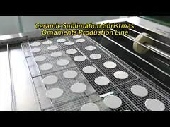 Personalized Christmas Ornaments With Photo Different Shapes Ceramic Sublimation Ornaments