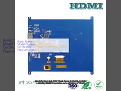 8 pulgadas de pantalla táctil HDMI Tft pantalla táctil 1024x768 Resolución 750c/D para Win7/ Win8