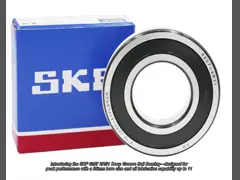 Non-aligning Bearing Deep groove ball bearings with stop grooves 6207 2RS1 Bore Size 35mm Oil lubrication speed 11000 r/min