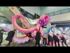 Attractive festival event - Colorful Octopus Lamps