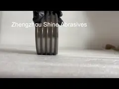 Thread Rolling CBN Sharpening Wheel Trapezoidal Reticulation Straight Tooth 320# 200mm