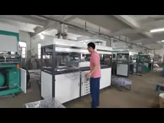 China Automatic Blister Thermoforming Machine with 120mm Forming Height and 1-200 Times/H Working Speed for PVC PP PE Sheets for sale