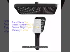 Polished High Pressure Wall Mounted Hand Held Shower Head Water Saving Efficiency