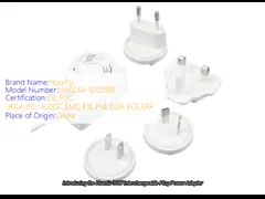 Inlet Universal AC-Power Adapter mit austauschbarem Steckverbinder Schwarz Männlich OD5.5mm*ID2.1mm*L10mm