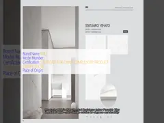 High Chemical Resistance Indoor Porcelain Tiles in Polished White for Your Customer Requirements