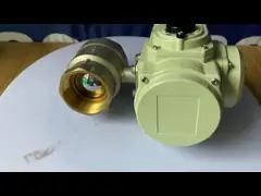 China Brass Thread Motorized Ball Valve On Off Type Quarter Turn For Water for sale