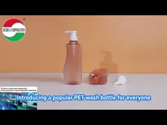 Cina Flacone PET da 500ML con dosatore a pompa per shampoo e bagnoschiuma in vendita