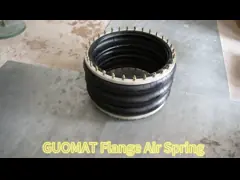Flange Ring Triple Convoluted Industrial Air Bag Natural Rubber Air Spring 3H630376